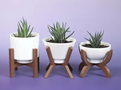 Modern Stand Collection for Corcelain by Johnny_Bit - MakerWorld