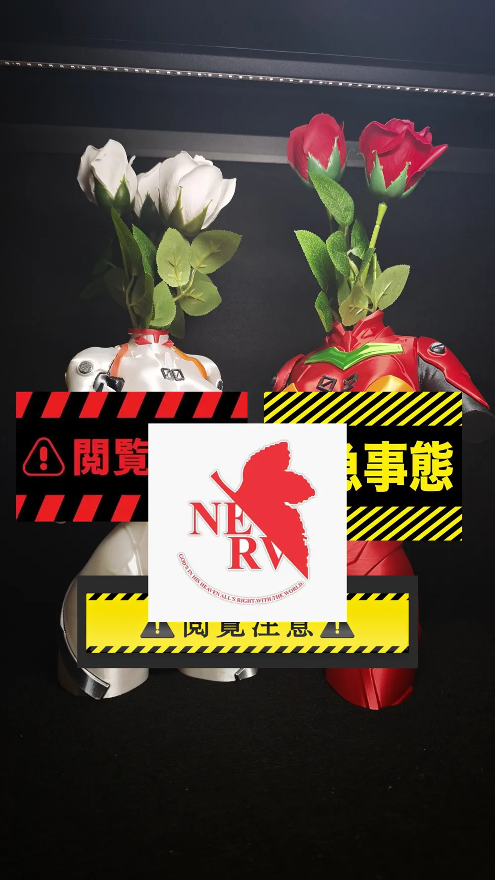 Neon Genesis Evangelion EVA Rei Ayanami Vase, multi-part, no AMS needed ...