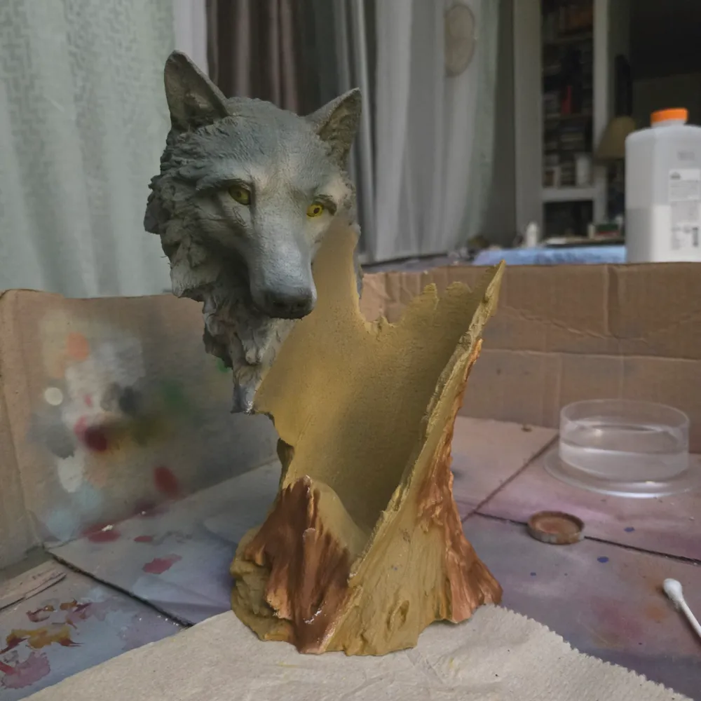 Wolf Bottle Holder - Free 3D Print Model - MakerWorld