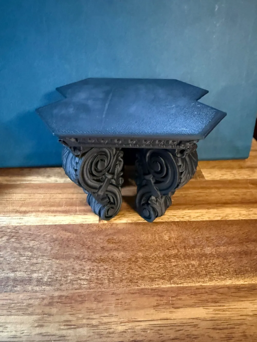 Baroque Column Capital Plant Stand - Free 3D Print Model - MakerWorld