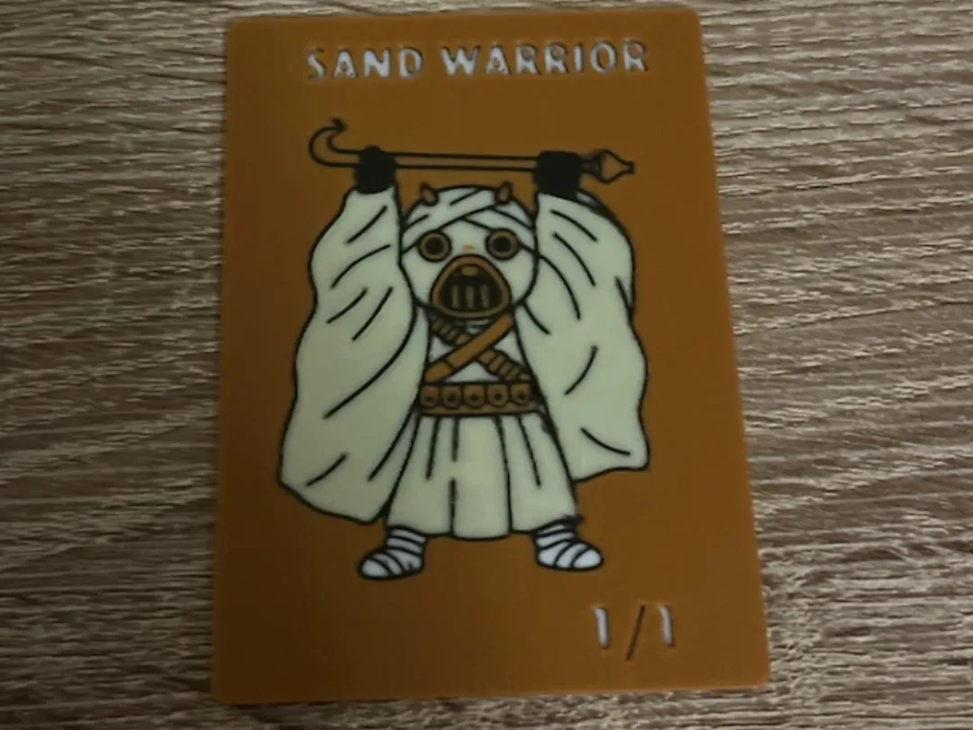 MTG Sand Warrior Tusken Raider Token by Magic and Magic Accessories ...