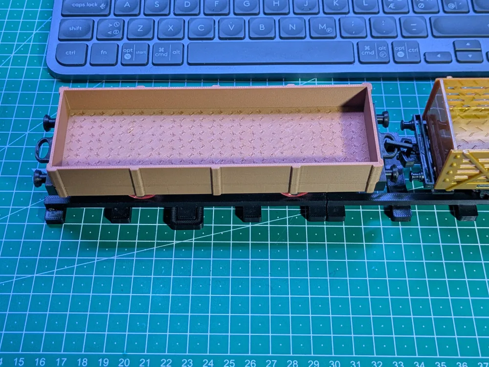 Low cargo Train wagon for the Christmas train by The Tech Dane ...
