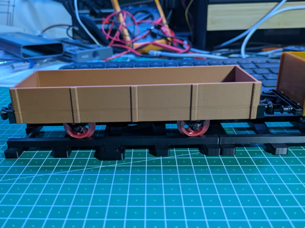 Low cargo Train wagon for the Christmas train by The Tech Dane ...