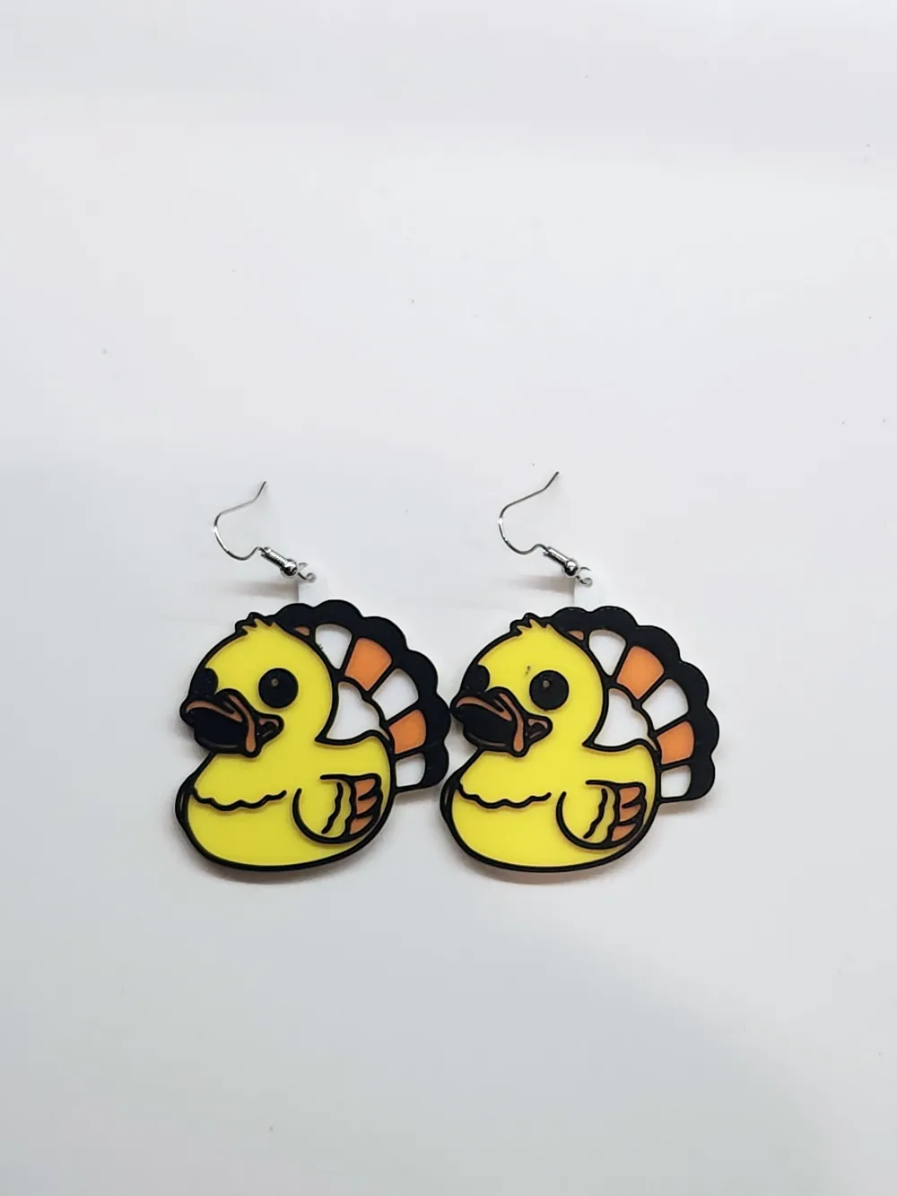 Turkey Rubber Duck Earrings by HaleofaRanch MakerWorld: Download Free ...