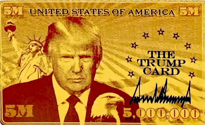 Trump Gold Card (Distribute freely) by LambOfCAD - MakerWorld