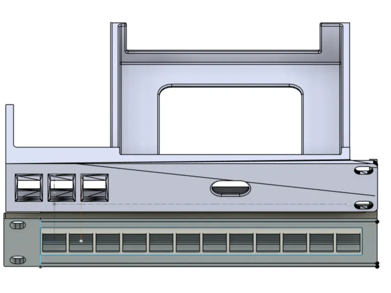 UniFi Rack Mount UCG-Max UCG-Ultra + Patch panel by Lichu MakerWorld ...