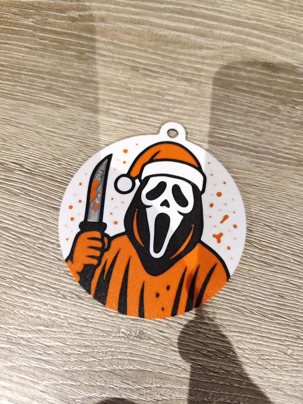 Ghostface Christmas Ornament - Free 3D Print Model - MakerWorld