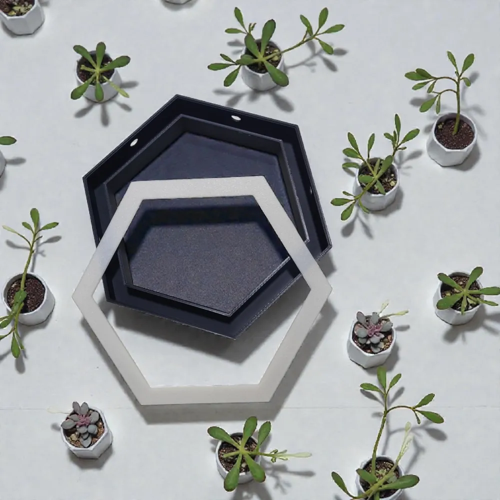 HexaLight Shelf - Free 3D Print Model - MakerWorld