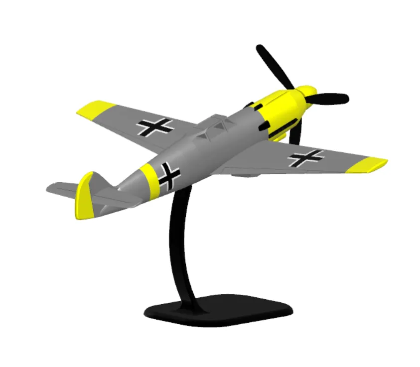 BF 109 梅塞施米特 - 战争鸟 BF109 来自 Ligurio - MakerWorld