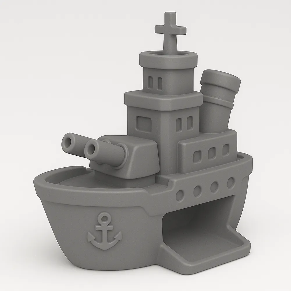 Battleship Dice Tower – 2-Part Easy Print by geneoween MakerWorld ...