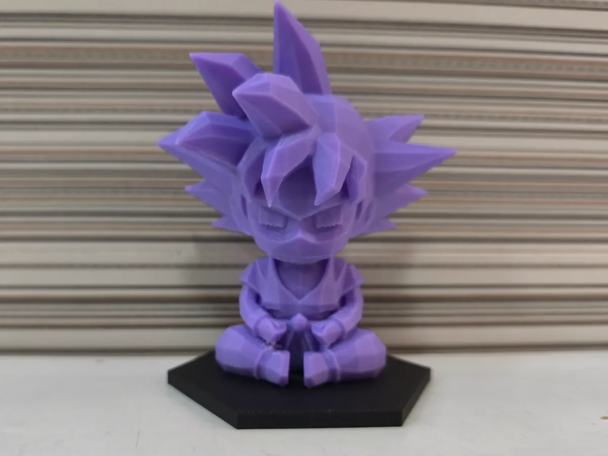 Goku low poly - Free 3D Print Model - MakerWorld