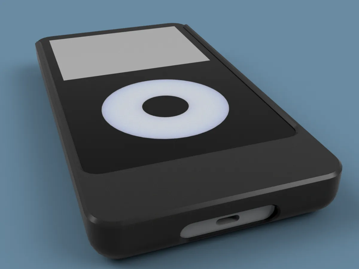 iPod Classic 5th Gen USB-C adapter slide-in Case - Free 3D Print Model ...