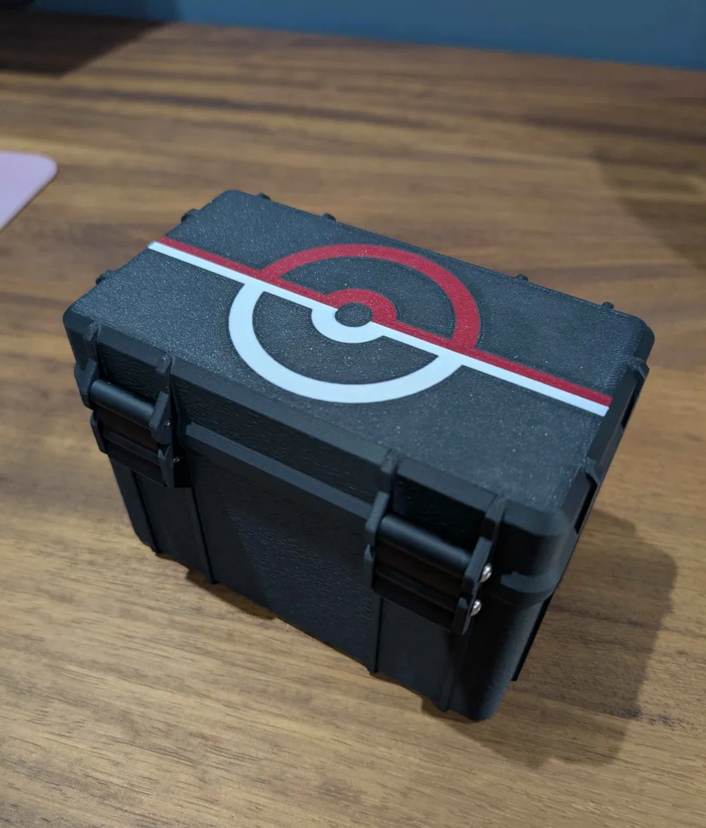 Trading Card Top Loader Storage Box (40 Cards) - Free 3D Print Model ...