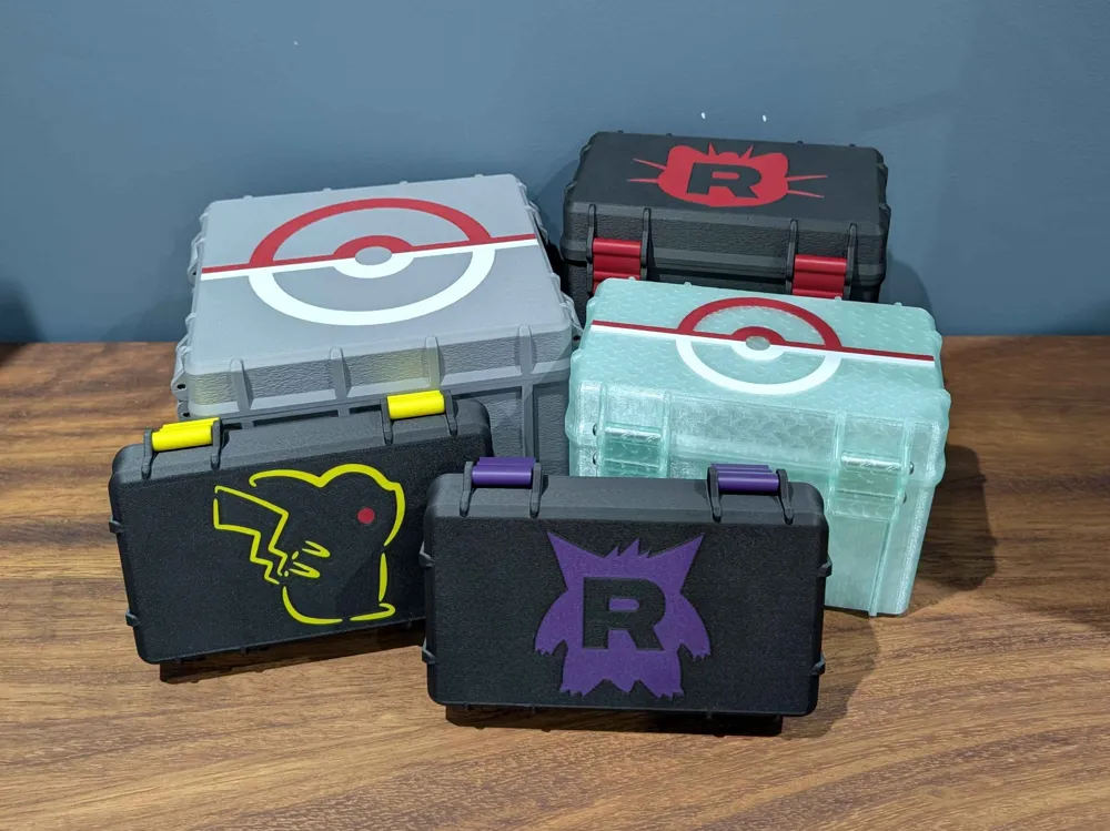 Trading Card Top Loader Storage Box (40 Cards) - Free 3D Print Model ...