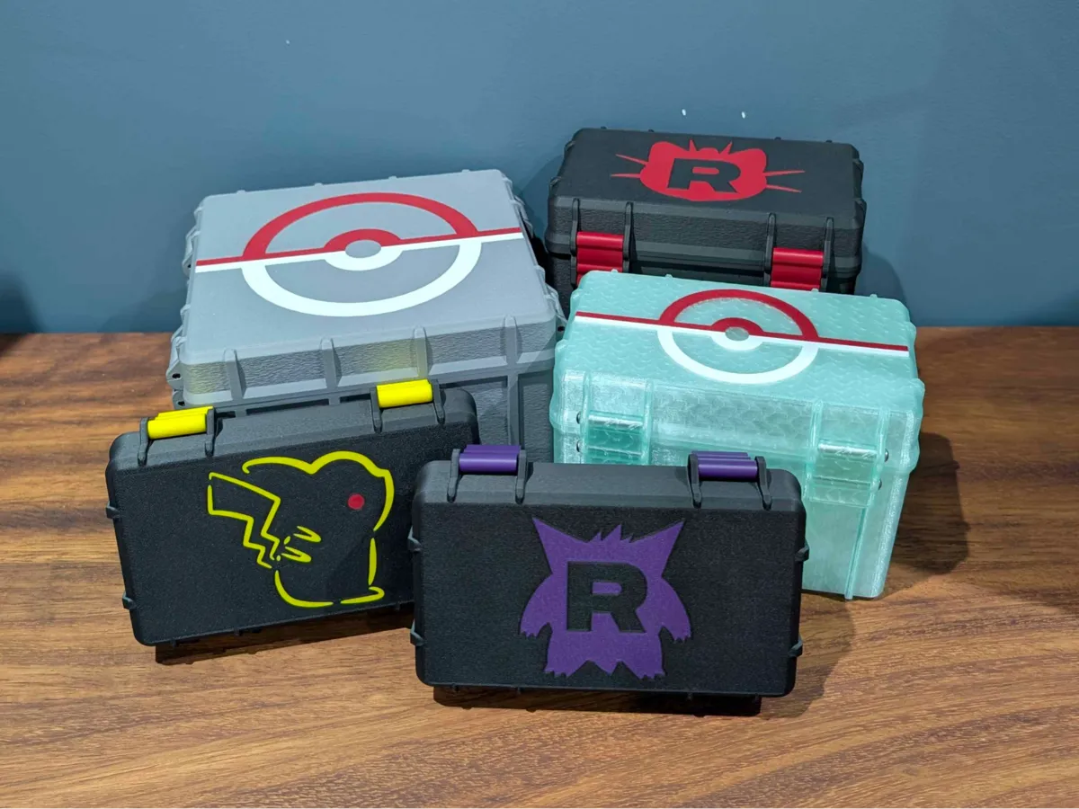 Trading Card Top Loader Storage Box (40 Cards) - Free 3D Print Model ...