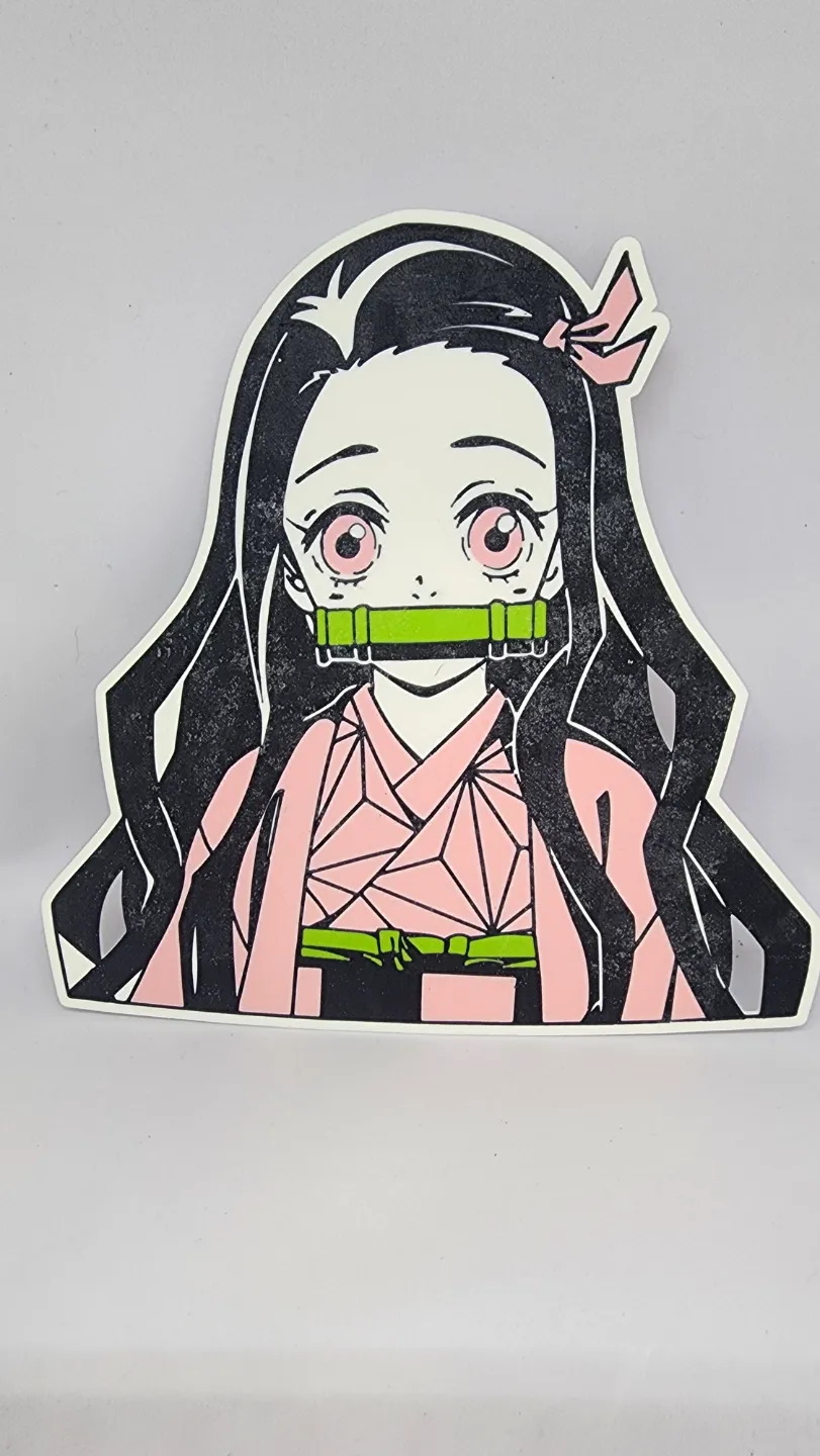 Nezuko Wall Art by bearswampdesigns - MakerWorld