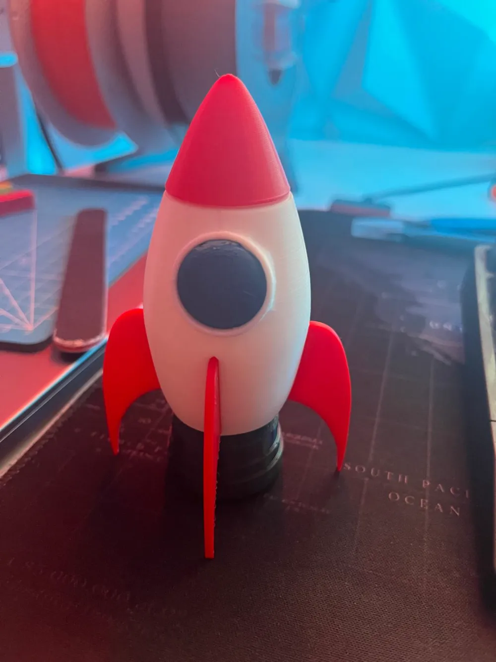 Simple Rocket in pieces by Feldor92 - MakerWorld