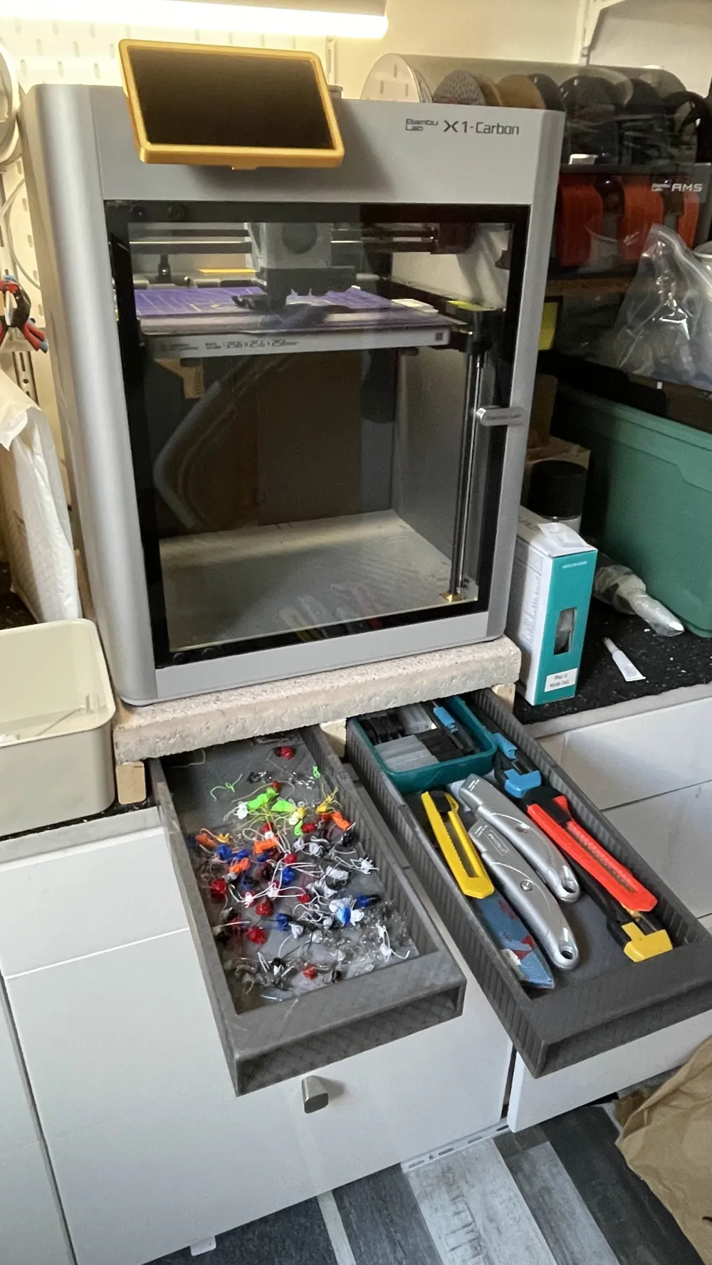 Drawers for poop + tools for self-made riser - Free 3D Print Model ...