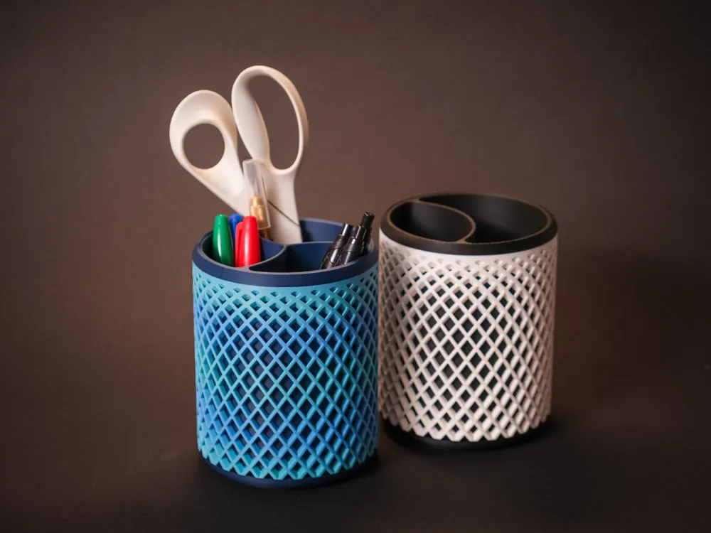 360 Rotating Desk Organizer - Free 3D Print Model - MakerWorld