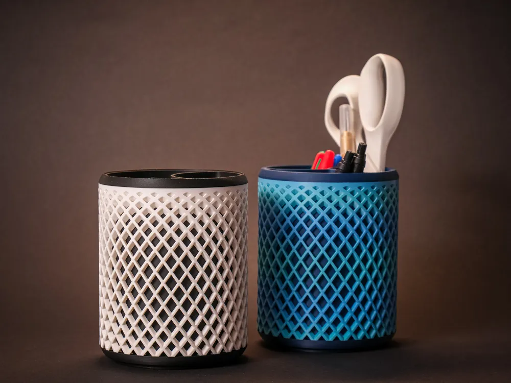 360 Rotating Desk Organizer - Free 3D Print Model - MakerWorld