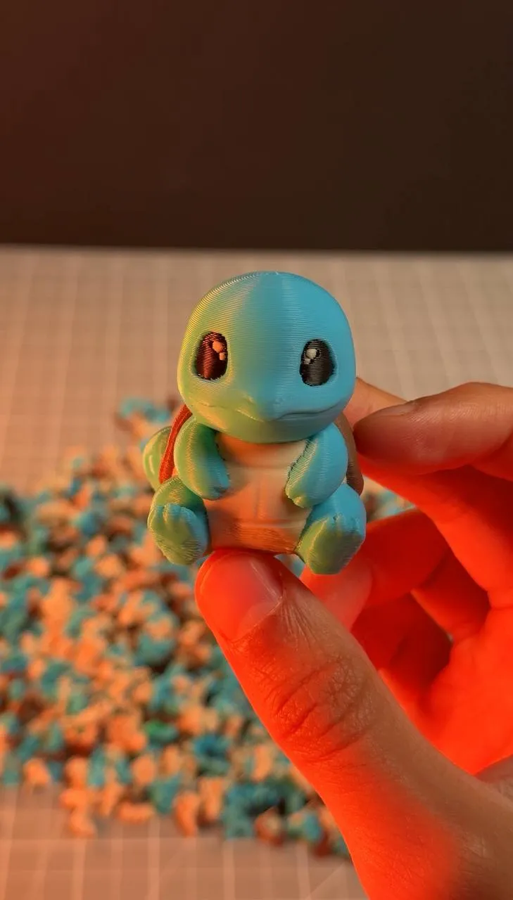 Pokemon Chibi Squirtle (NO SUPPORT) by The3DGuy MakerWorld: Download ...