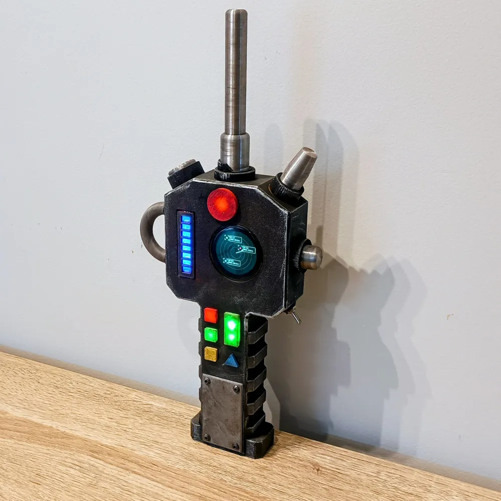 Auspex Hand Scanner (40k-style) — Animated Display - Free 3D Print ...