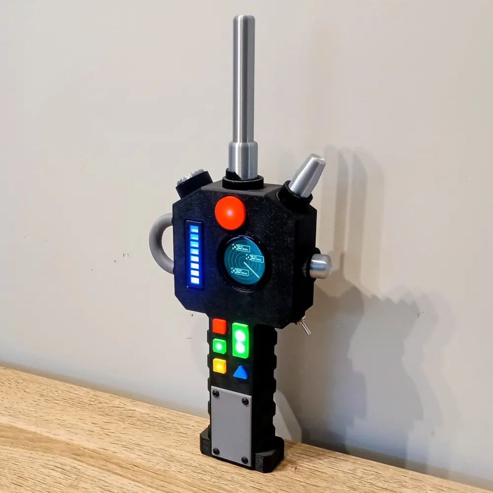 Auspex Hand Scanner (40k-style) — Animated Display - Free 3D Print ...