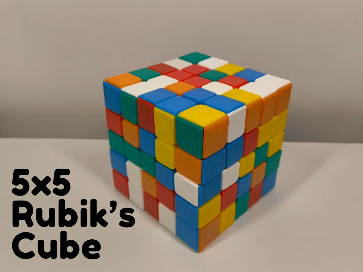 5x5 Rubik's Cube - Free 3D Print Model - MakerWorld