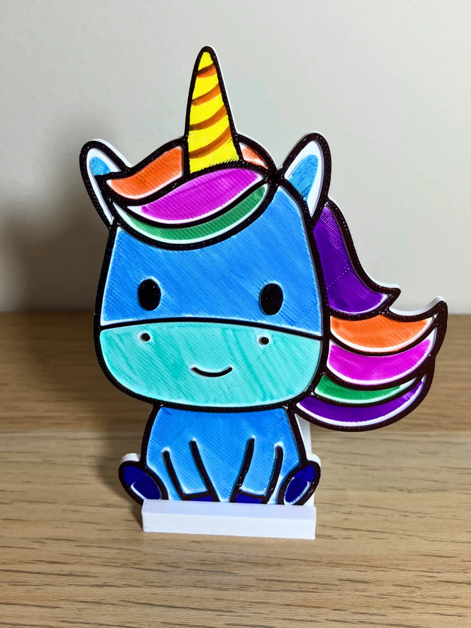Cute Unicorns Coloring Set - Free 3D Print Model - MakerWorld