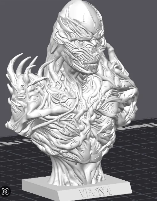 VECNA BUST - SEASON 5 - STRANGER THINGS - Free 3D Print Model - MakerWorld