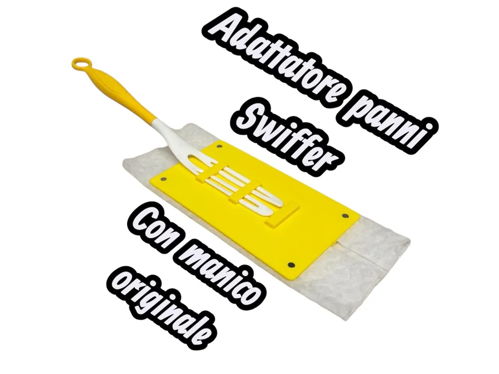 Swiffer Cloth Adapter - Free 3D Print Model - MakerWorld