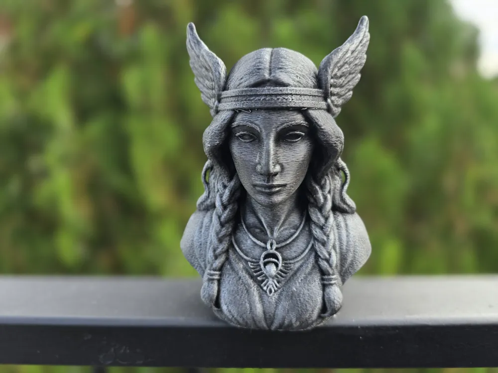 Freya – Norse Goddess Bust by Messy_Panda MakerWorld: Download Free 3D ...