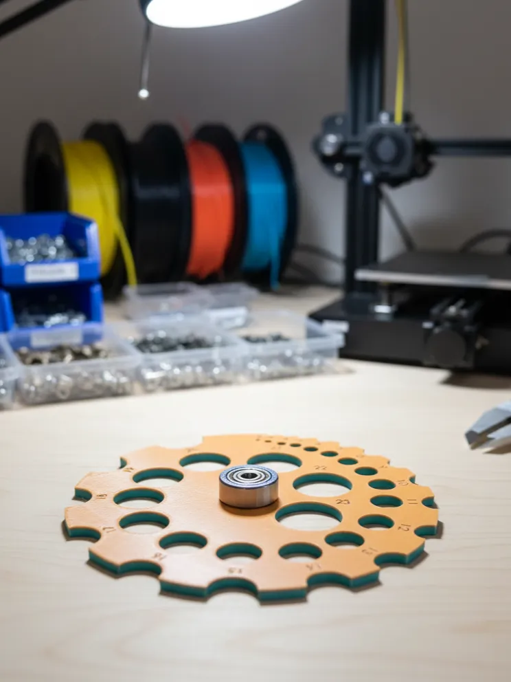 Inner and Outer Diameter Finder in Circle Form - Free 3D Print Model ...
