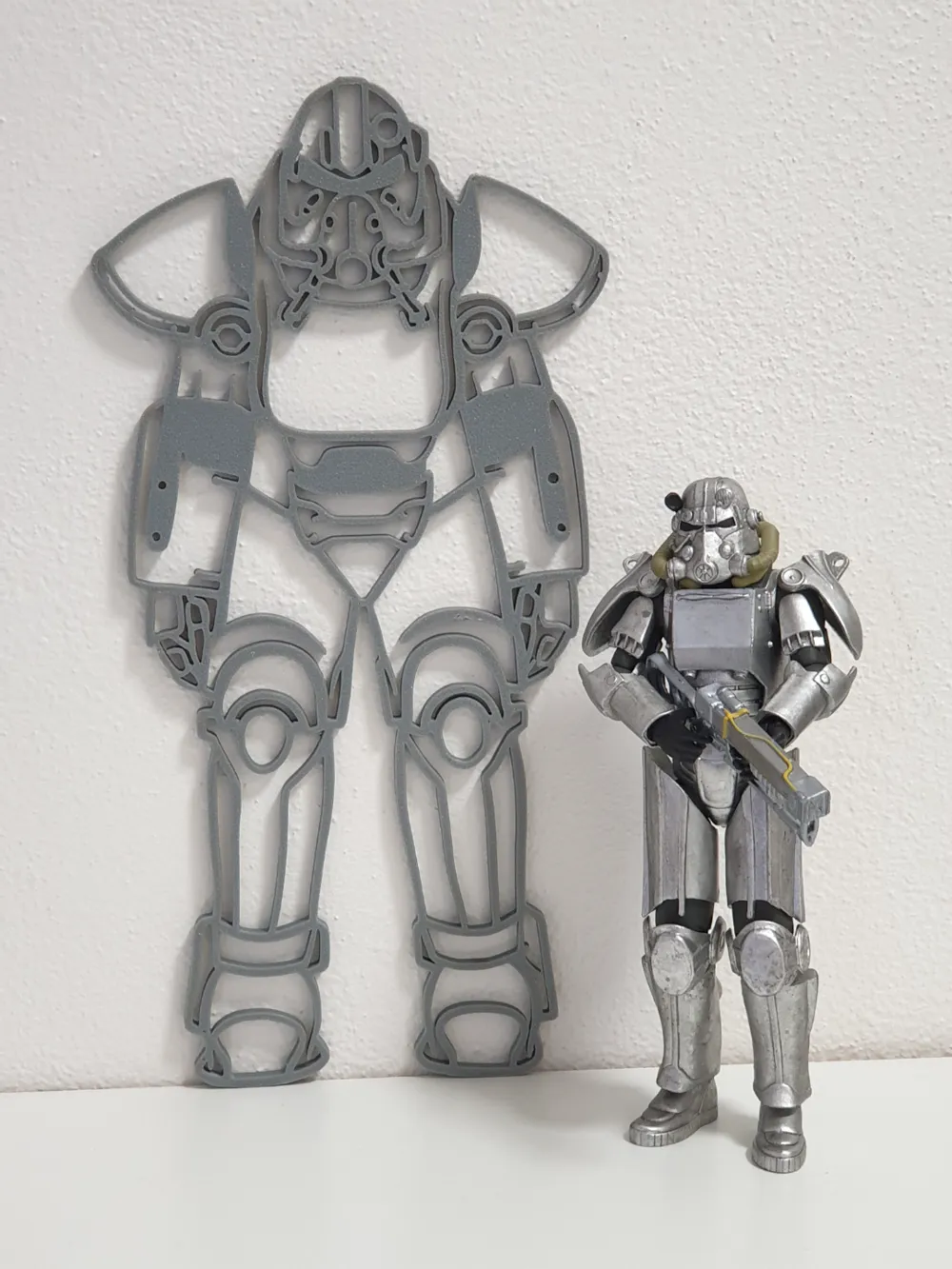 Fallout T51 Power Armor Wall Art by Hába97 - MakerWorld
