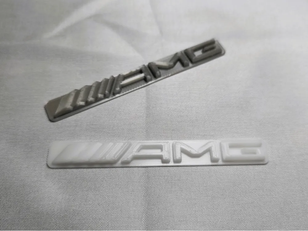 Mercedes AMG Emblem - Free 3D Print Model - MakerWorld