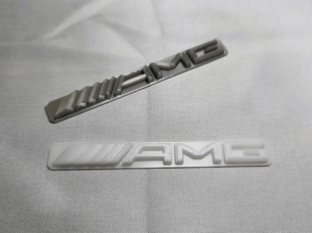 Mercedes AMG Emblem - Free 3D Print Model - MakerWorld