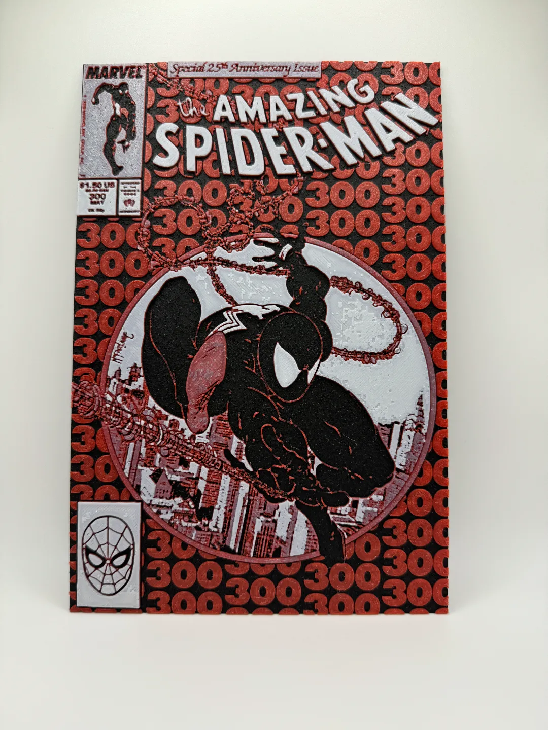 Amazing Spider Man 300 Comic Cover Free 3d Print Model Makerworld
