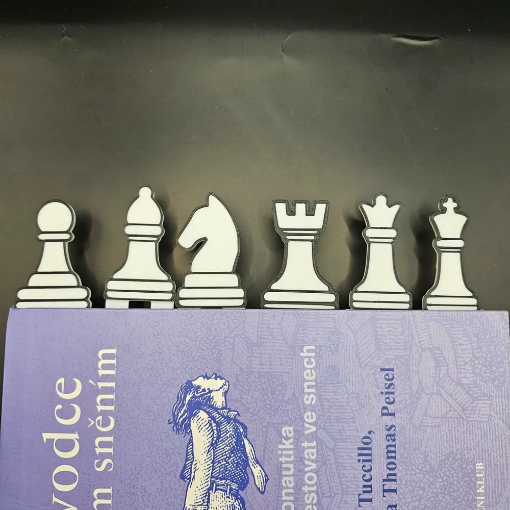 CHESS SET - BOOKMARKS by 3DSloth97 - MakerWorld