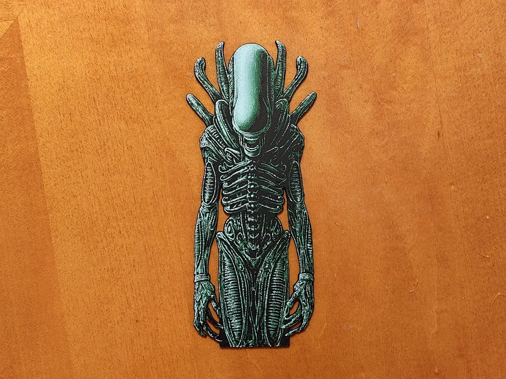 Alien Xenomorph Bookmark - Hueforge by Sarge MakerWorld: Download Free ...