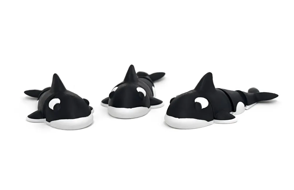 Cute Articulated Orca Mini - Free 3D Print Model - MakerWorld