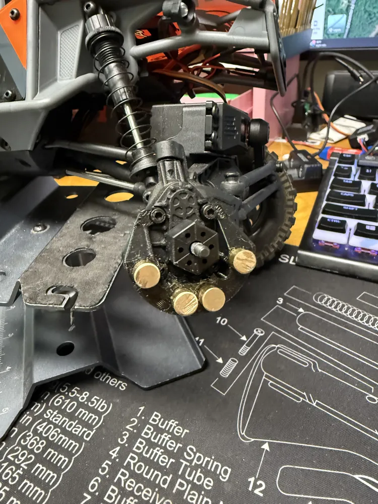 Weight Hanger for Axial Capra UTB18 Portal Box by CK Graphics ...