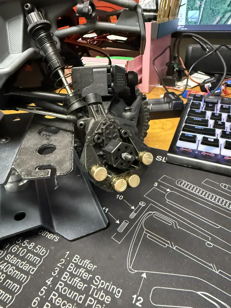 Weight Hanger for Axial Capra UTB18 Portal Box by CK Graphics ...