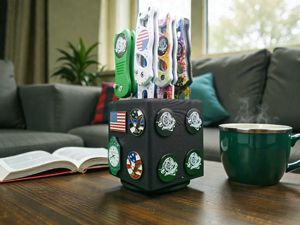 MIni Golf Marker/Divot Tool Display - Free 3D Print Model - MakerWorld