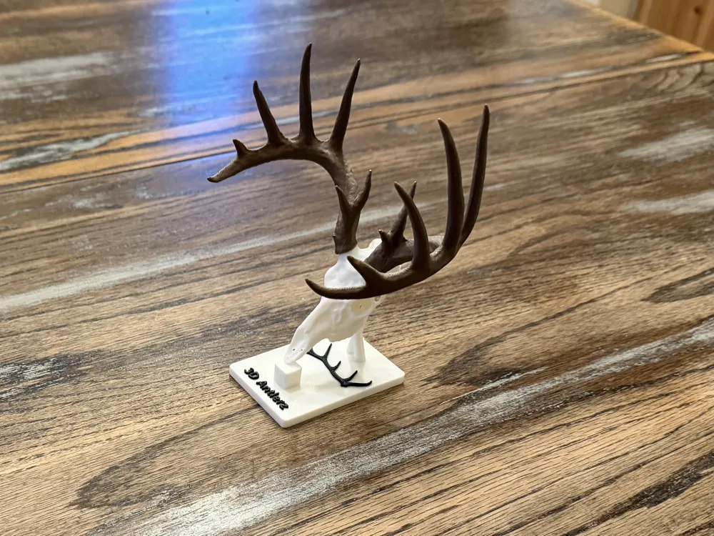 14 Point Monster Whitetail Deer - Free 3D Print Model - MakerWorld