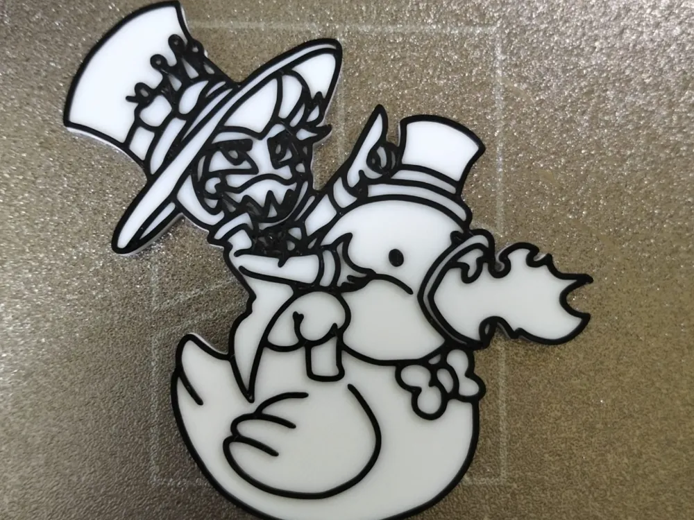 Lucifer with a Rubber Duck Hazbin Hotel - Free 3D Print Model - MakerWorld