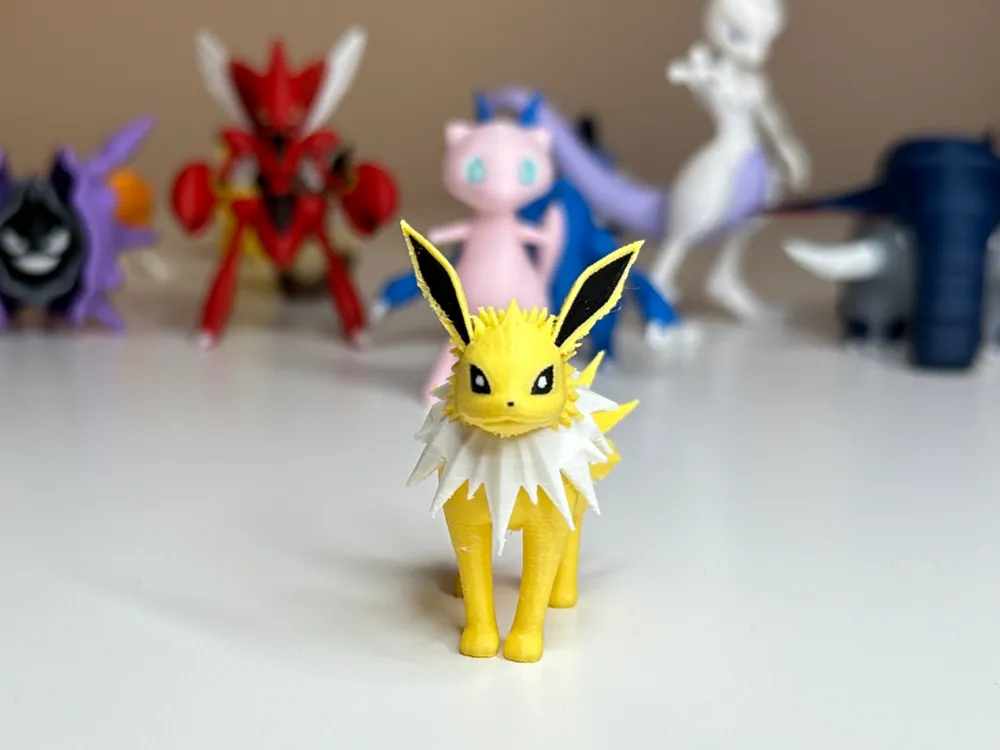 Jolteon Pokemon 3 Color 46mm tall by LC.Figure - MakerWorld