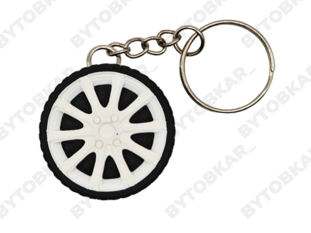 3D Tire Keychain (NFC) by Tobkar_ MakerWorld: Download Free 3D Models