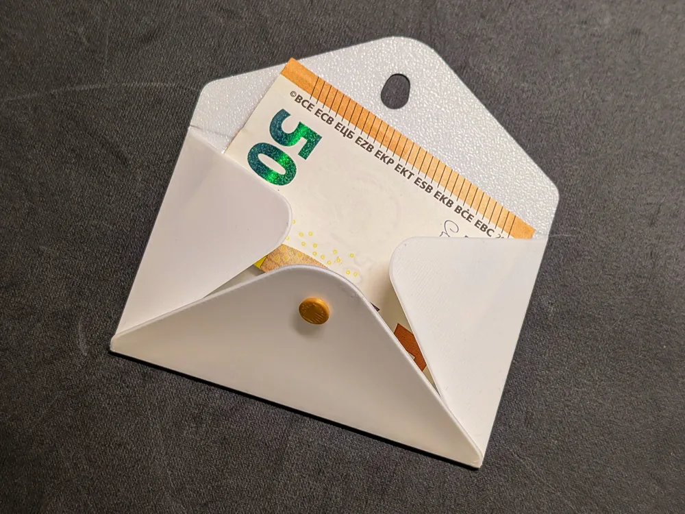 Envelope - Print & Fold - For gift cards and money - Free 3D Print ...