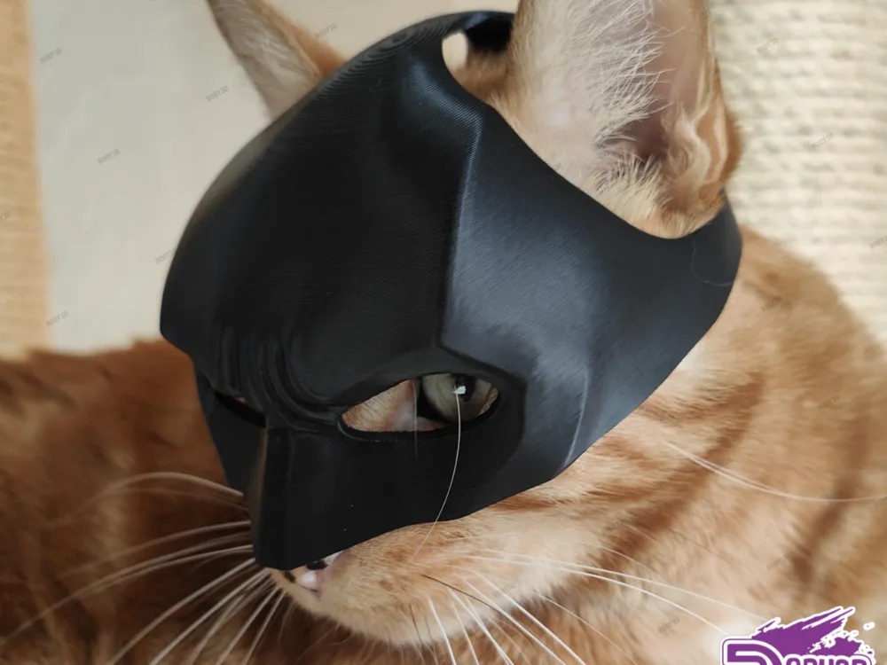 Batman Cat Mask - Free 3D Print Model - MakerWorld