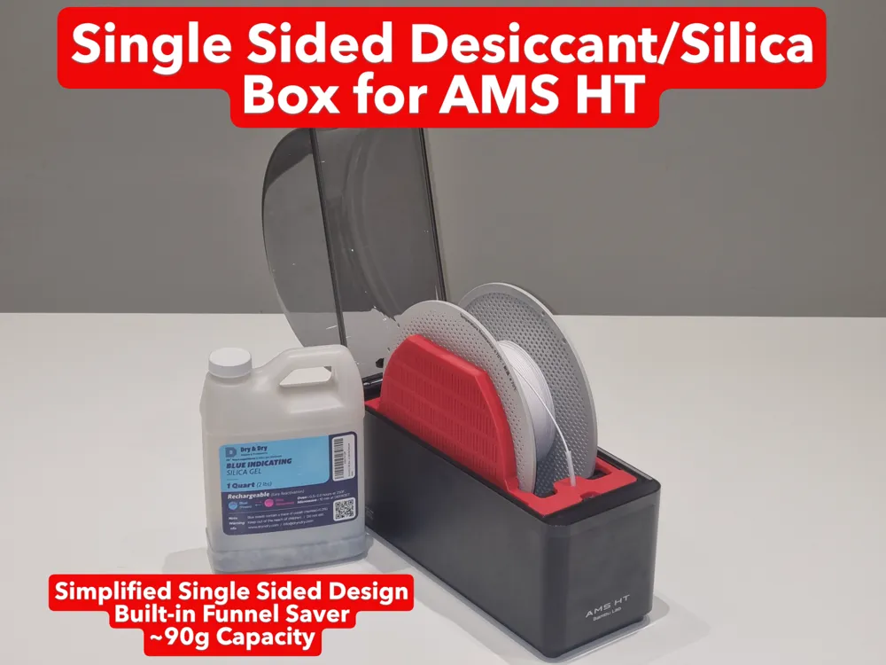Single Sided Desiccant/Silica Box for AMS HT - Free 3D Print Model ...